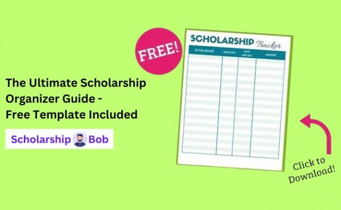 Scholarship Application Organizer Guide - Free Template Included ...